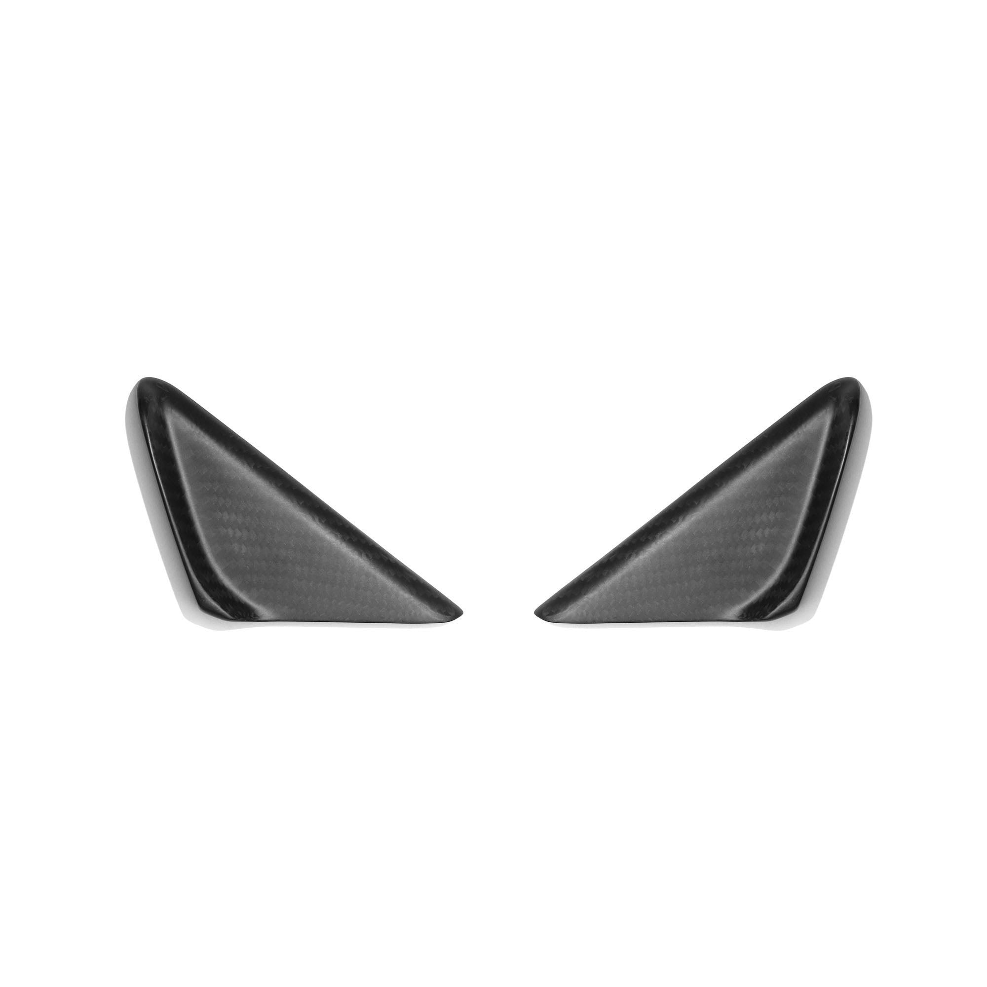 SR DRY CARBON FIBER ANTI WIND BUFFETING KIT (LEFT&RIGHT) [PORSCHE 718 ...