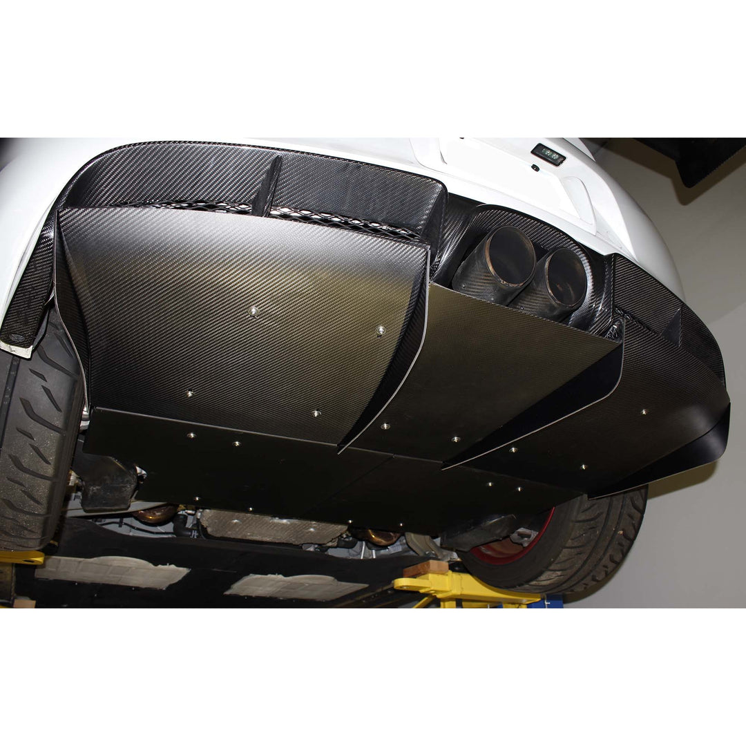 Verus Engineering Carbon Rear Diffuser - Porsche 981 Cayman – BBI Autosport